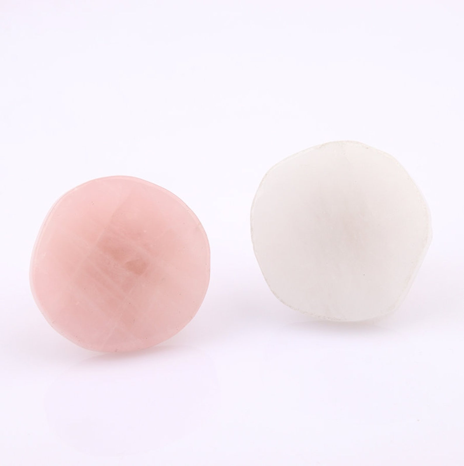 Baby Pink Flat Round Knob Minimalist Round Knob Nursery - Etsy