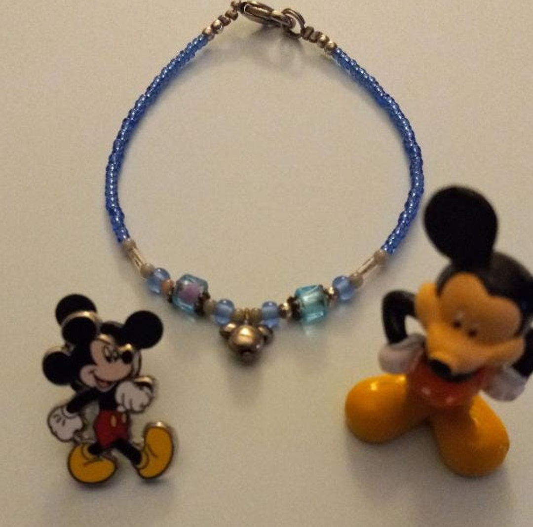 Vintage Disney's Mickey Mouse Collectable Bracelet, Tin Box, Pin and ...