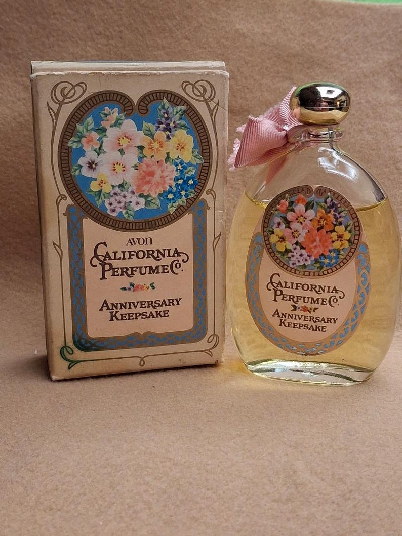 Vintage Avon California Perfume Anniversary Keepsake 19754 "charisma ...