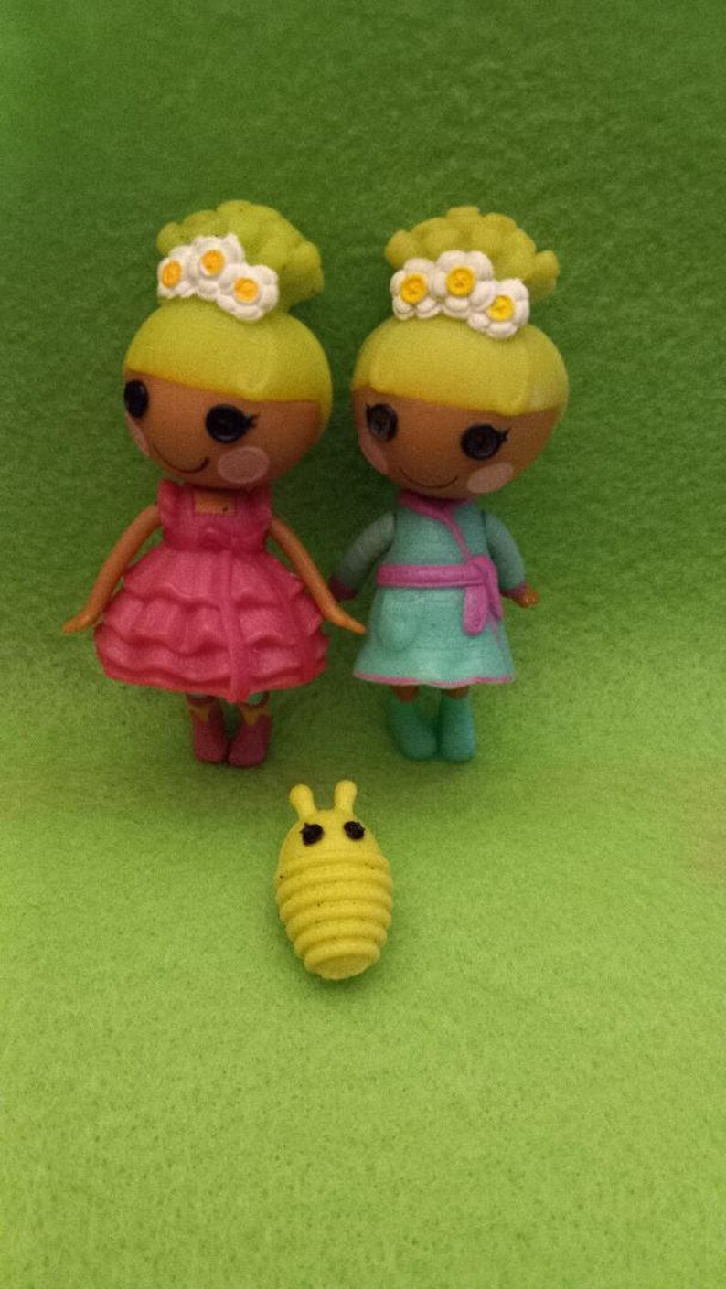 Lalaloopsy 2 Pix E. Flutters Mini Dolls With Mini Firefly - Etsy
