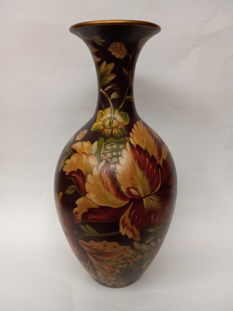 Vintage Toyo Floral Vase Created by Lillian August - Etsy