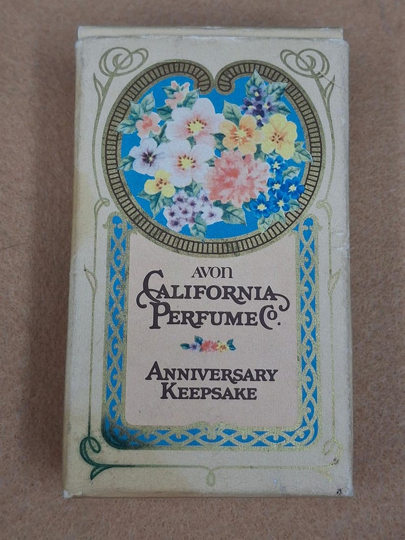Vintage Avon California Perfume Anniversary Keepsake 19754 "charisma ...