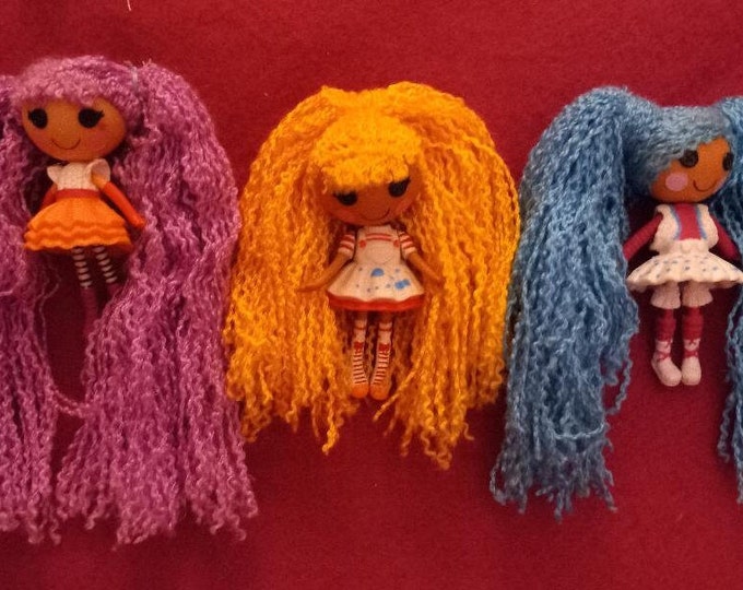 Lalaloopsy Mini Dolls Loopy Hair Set of 3 - Etsy