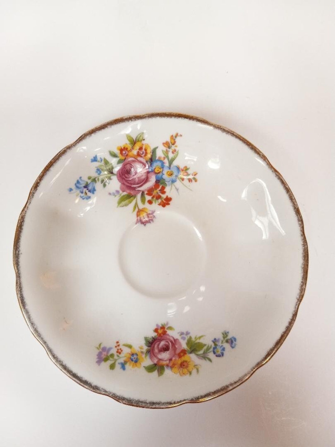 RARE Vintage Jason Bone China Floral Pattern Saucer - Etsy