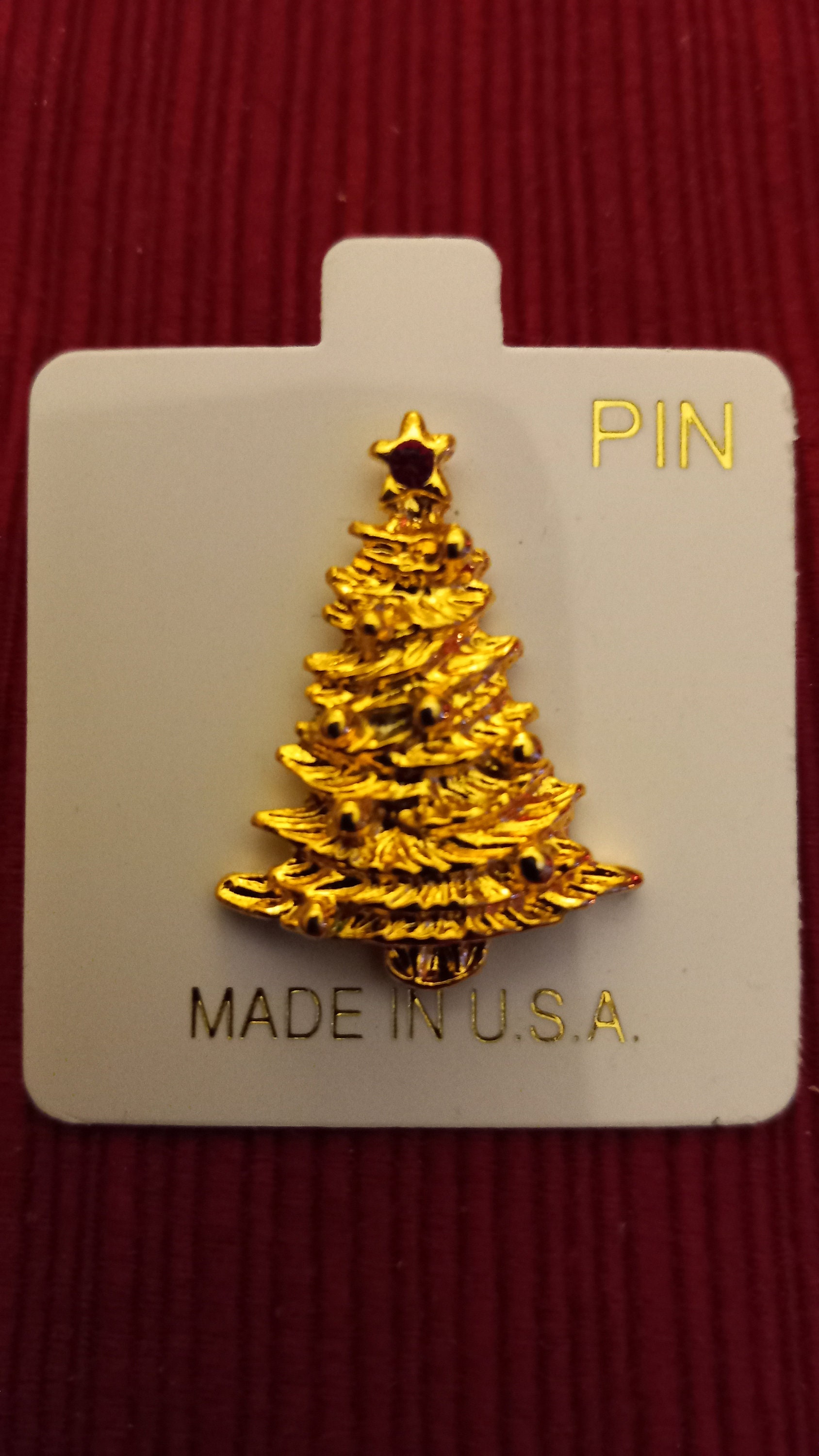 Christmas Pins/ Brooches/lapel Pins/tie Tacks Rudolph, Tree, Candy Cane ...