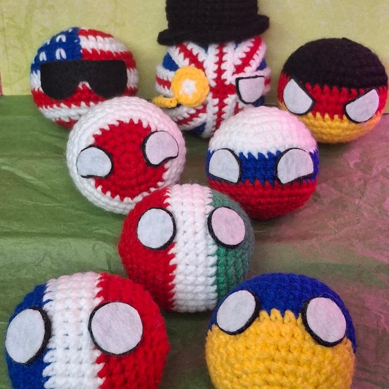 Country Ball Plushies - Etsy