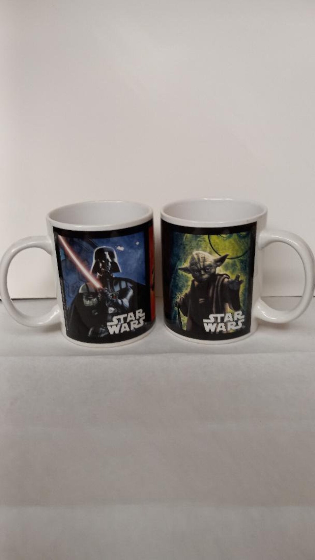 Star Wars Cups/mugs Set of 2 Darth Vader, Yoda, Hans, Luke, Boba Fett ...