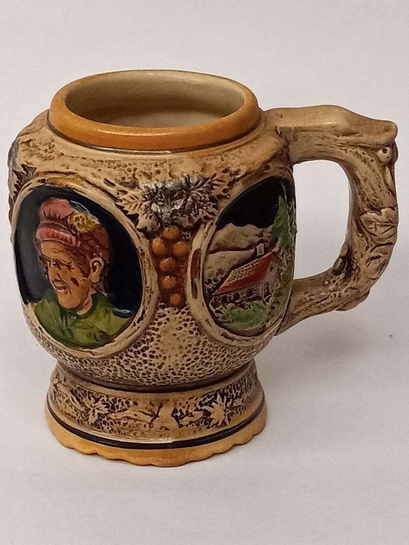 Vintage German Stoneware Beer Steins Set of Two 4 Height - Etsy