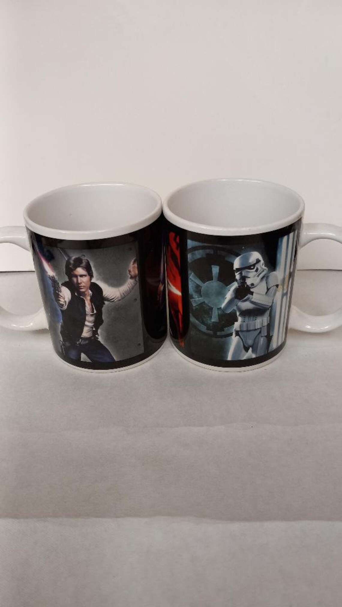 Star Wars Cups/mugs Set of 2 Darth Vader, Yoda, Hans, Luke, Boba Fett ...