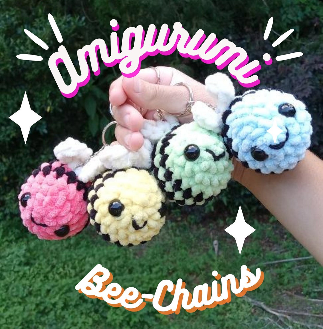 Amigurumi Bee-chains [made to Order] Perfect Gift for Bee Lovers! - Etsy