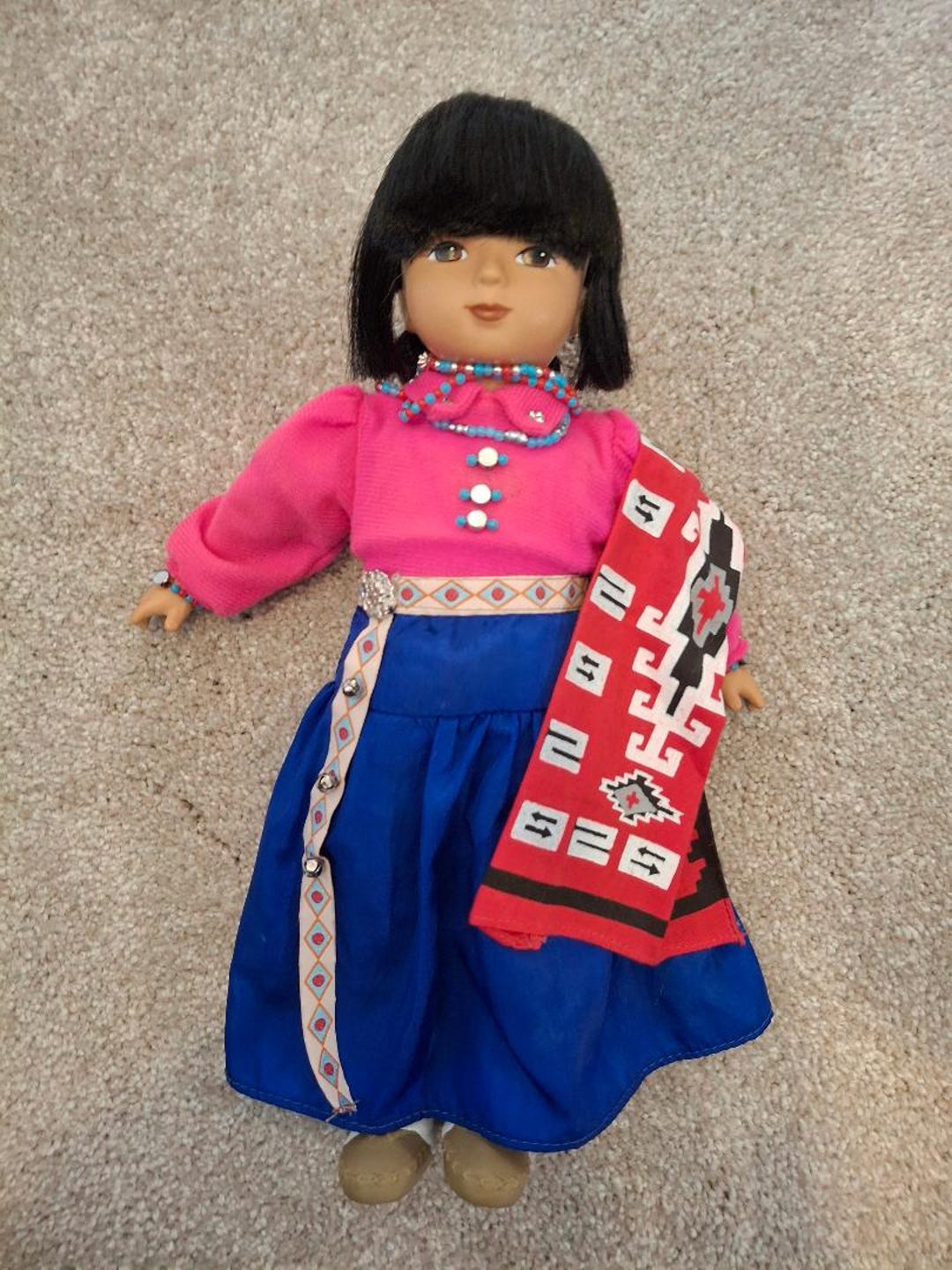 Vintage Native American Navajo 12" Sandy Doll Summer Wind - Etsy