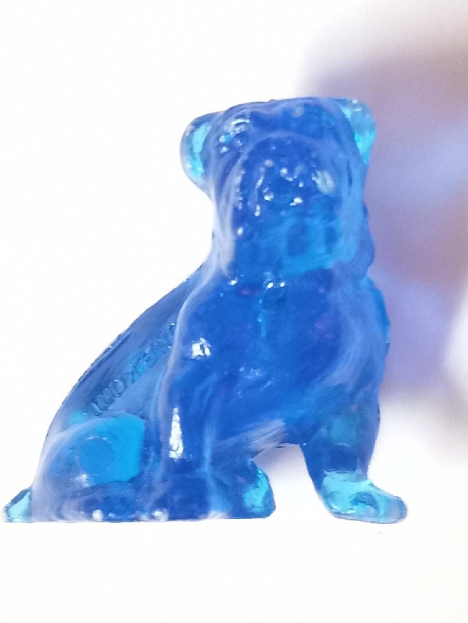 Vintage Lucite Clear Plastic Miniature Dog Figurines - Etsy
