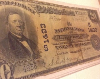 National Bank Note - Etsy
