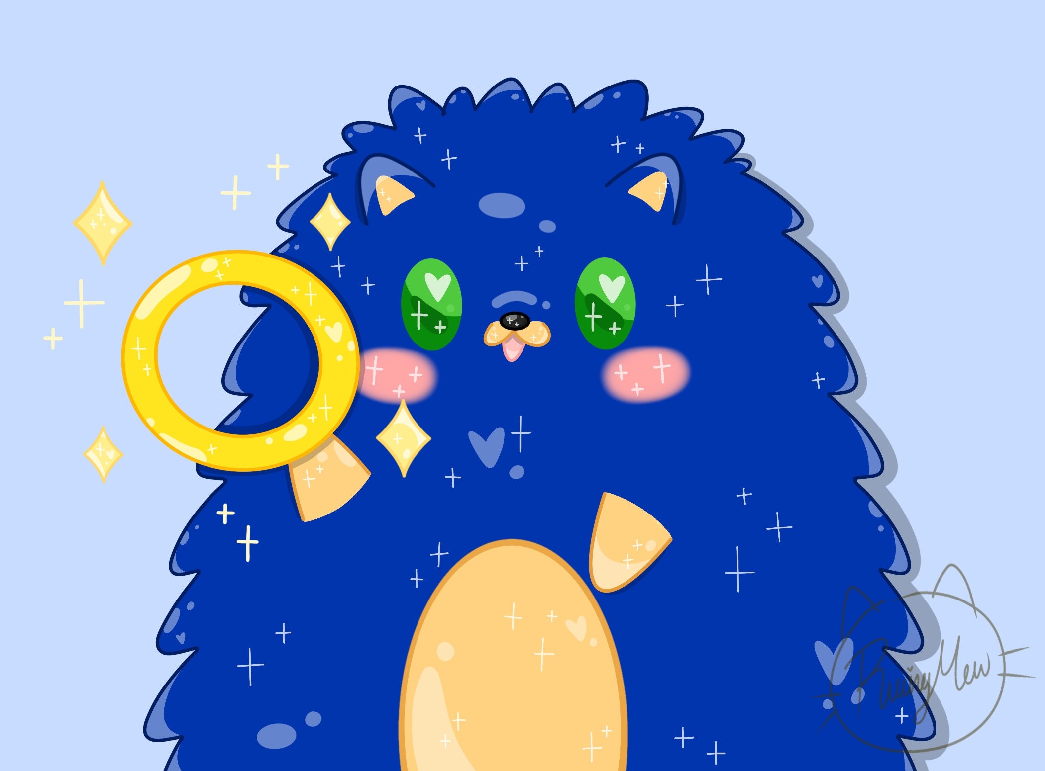 Sonic Ring Sticker - Etsy