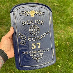 Wooden Replica Police Call Box - Etsy