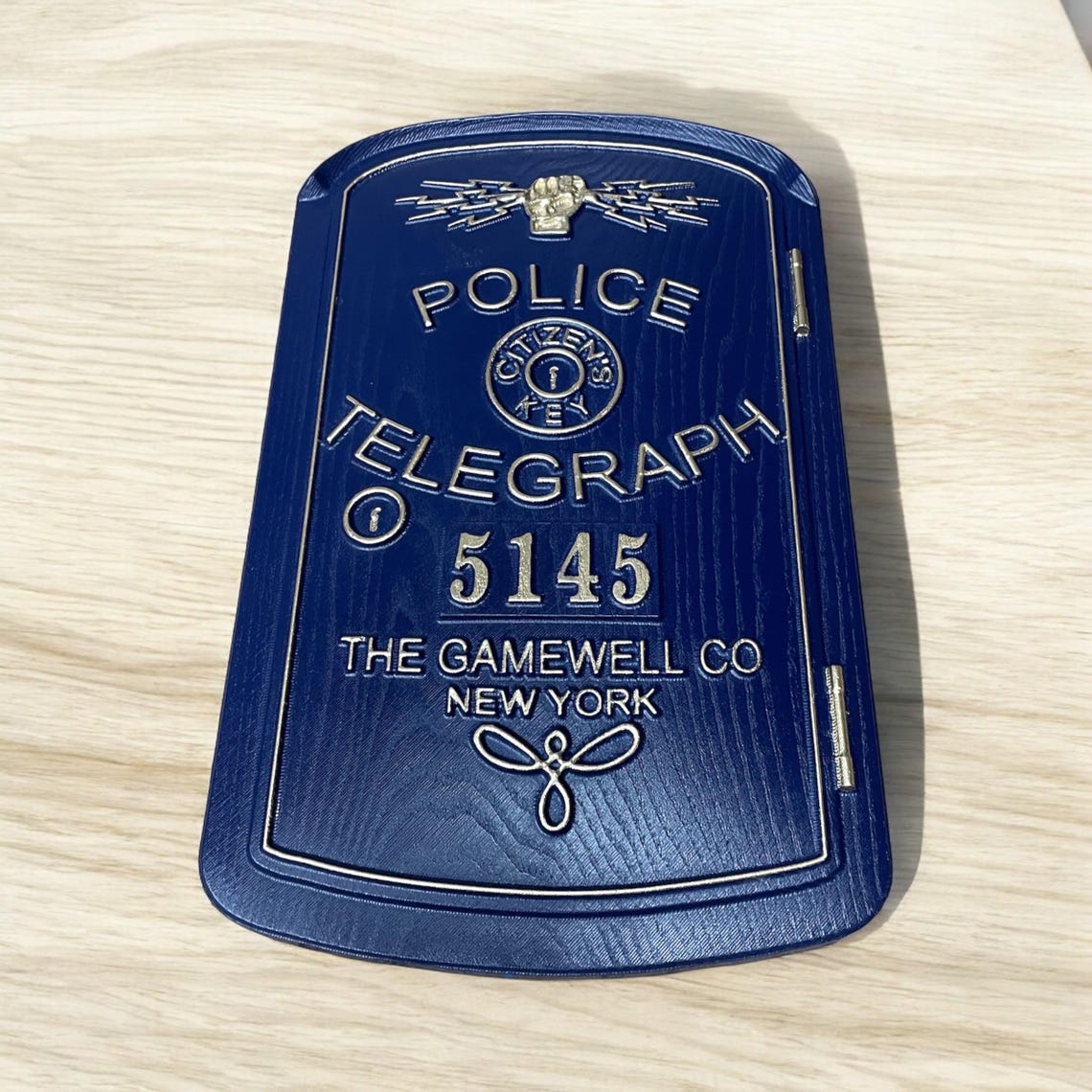 Wooden Replica Police Call Box - Etsy