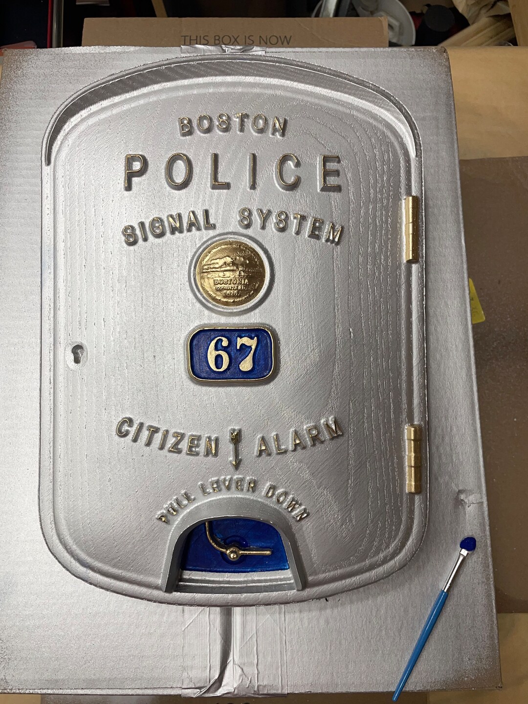 Boston Police Call Box - Etsy