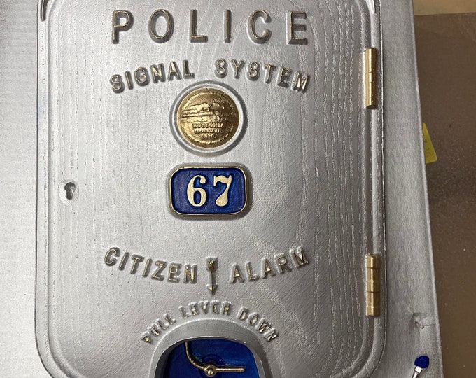 Boston Police Call Box - Etsy