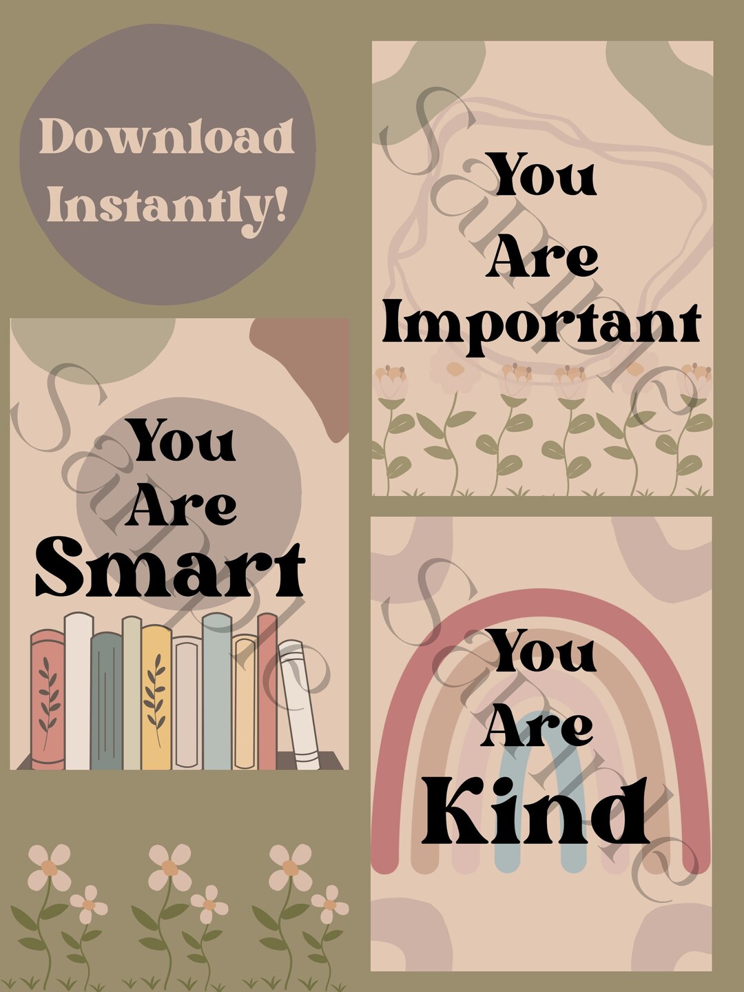 Motivational Affirmation Posters | Classroom Posters | Children’s Room ...