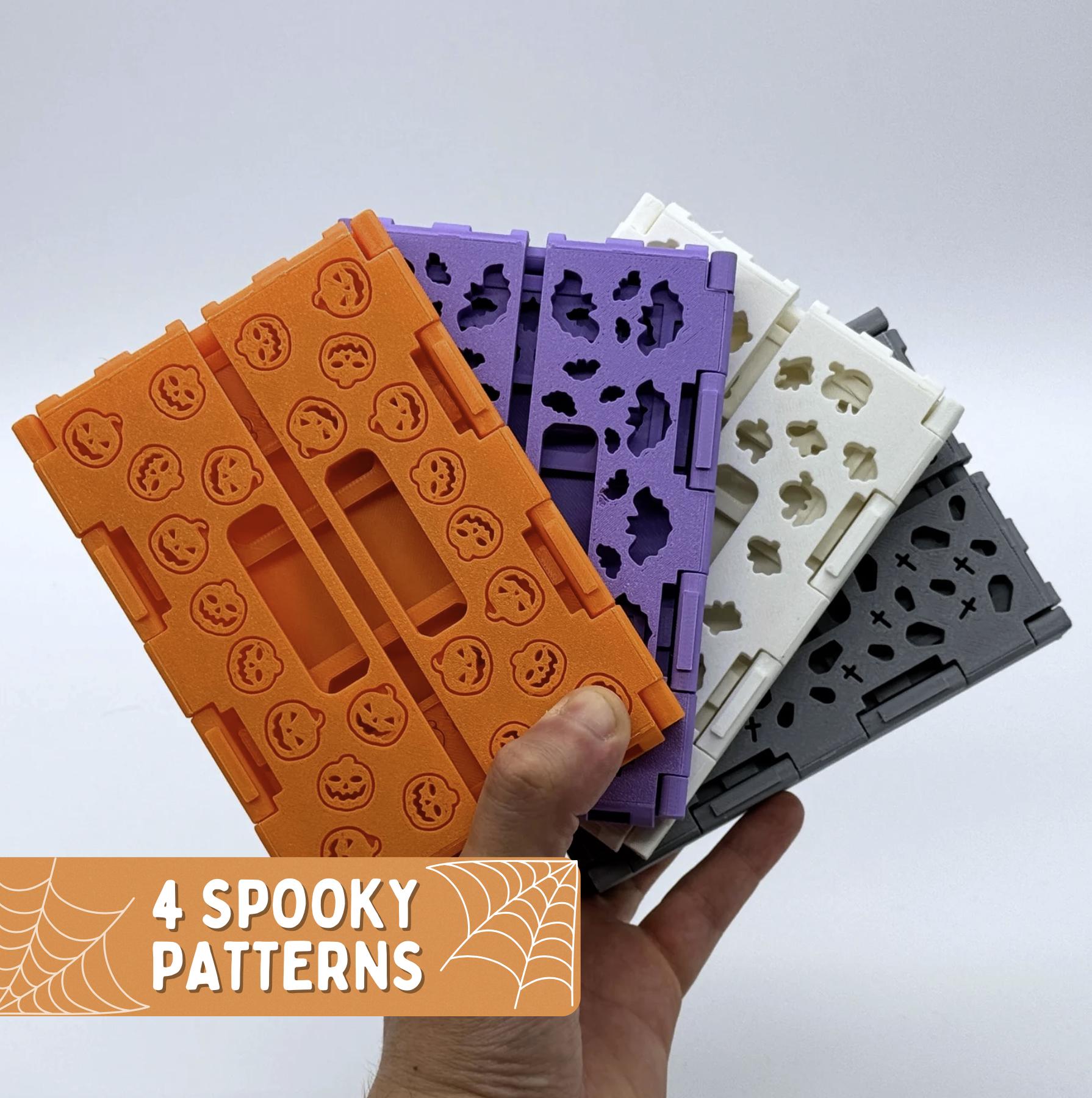 3D Printable Storage Crates Spooky Crates (4 Patterns) STL Files - Etsy