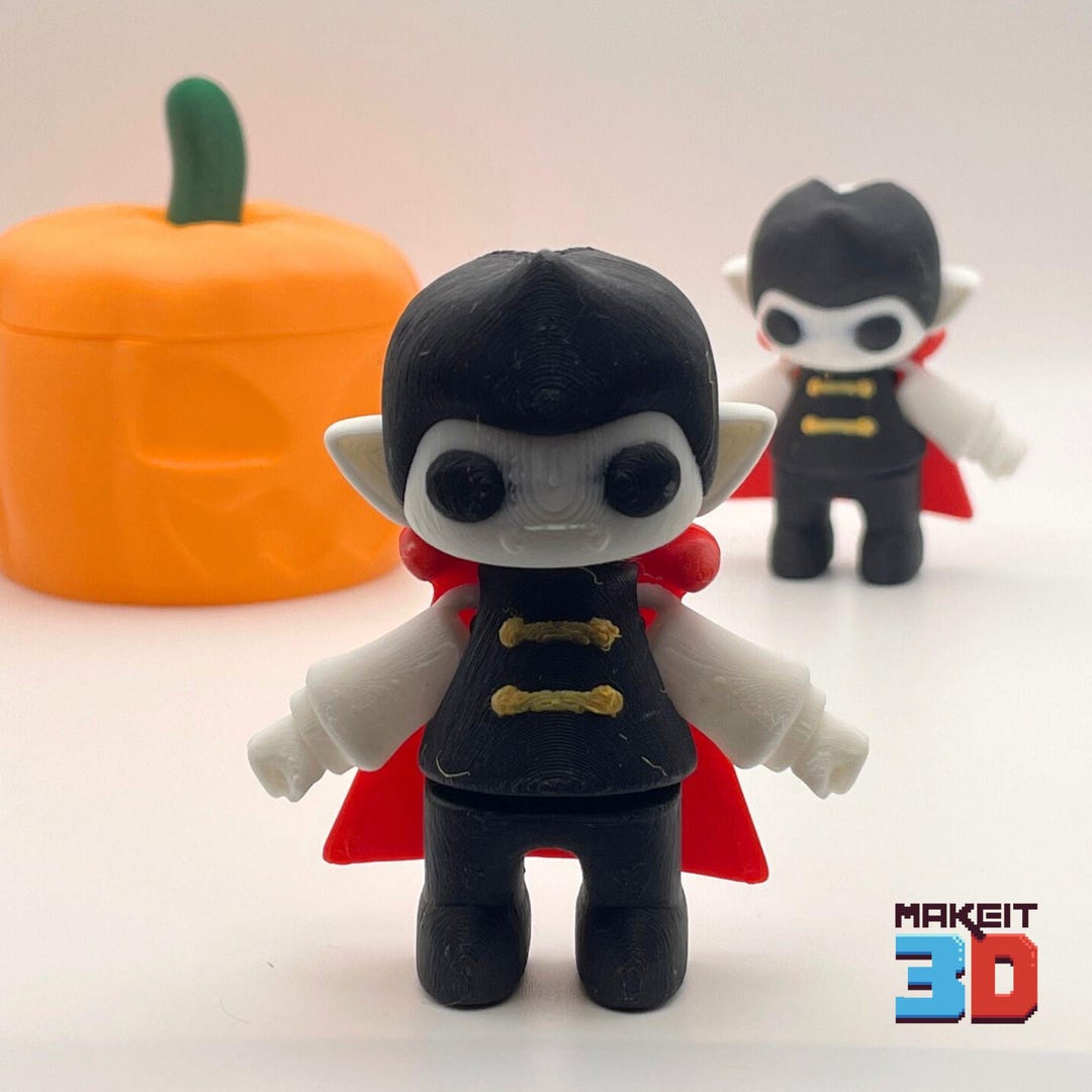 3D Printable Vampire Flexi Articulated STL Files - Etsy