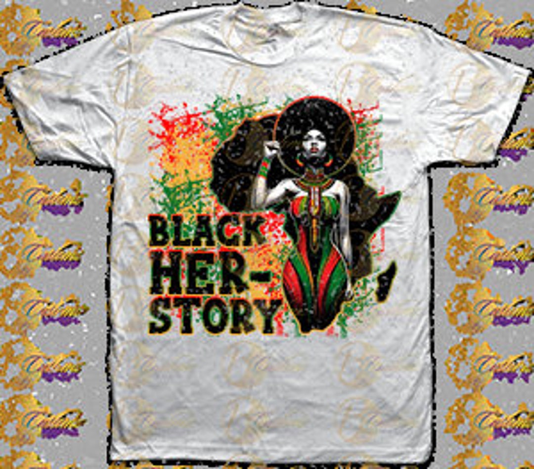 Black Her-story Png, Black History Month Png, Afro African American Png ...