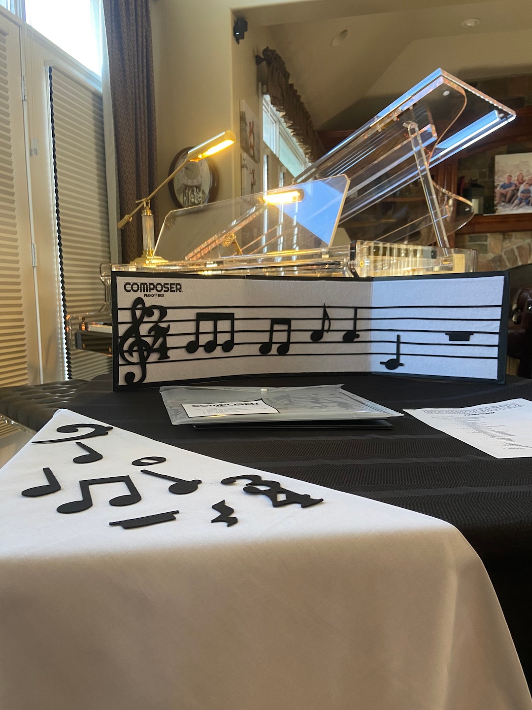 Composer - Foldable Felt Board Music Staff - Etsy