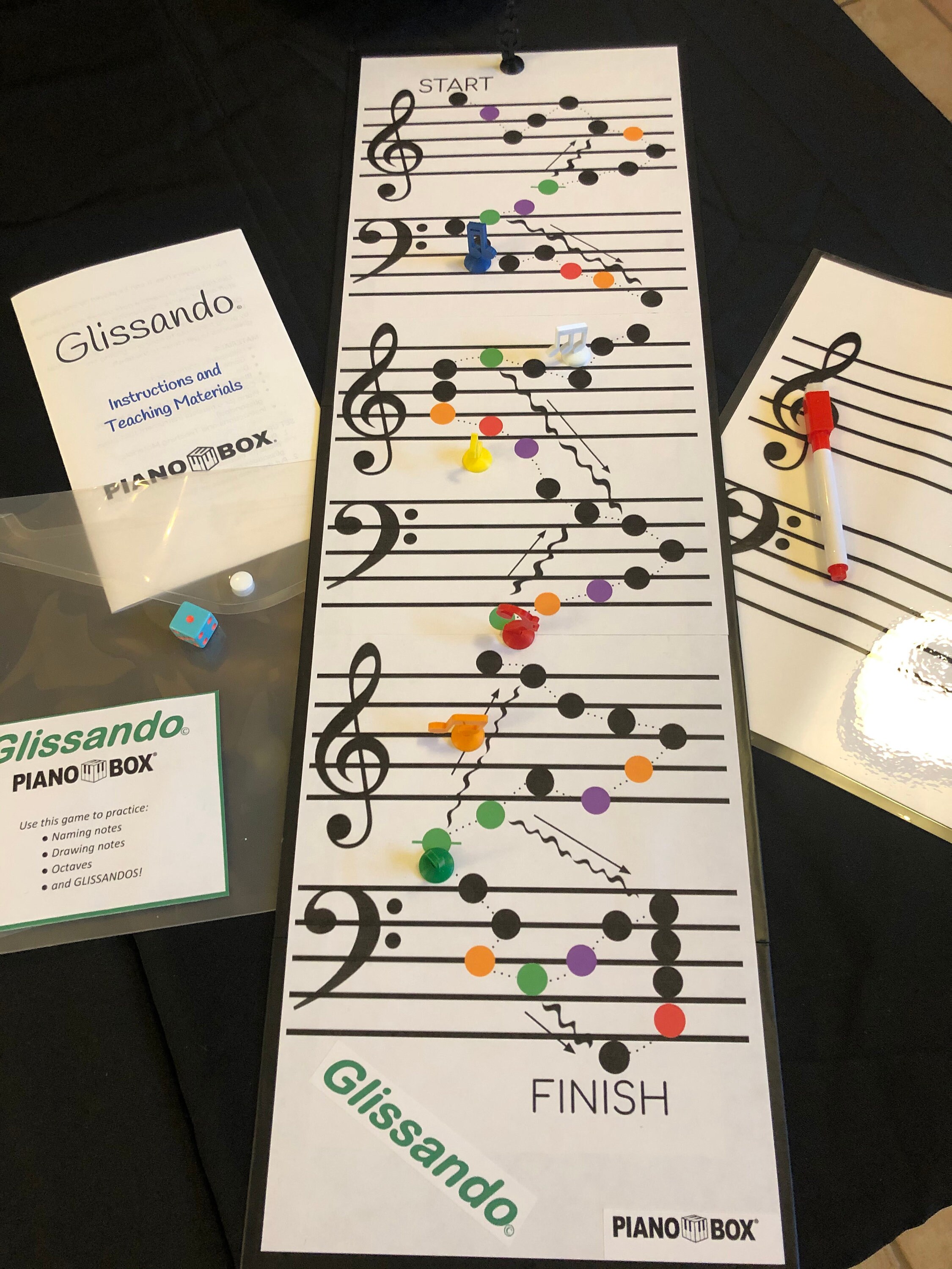 Glissando- Grand Staff Note-reading and Glissandos Board Game - Etsy