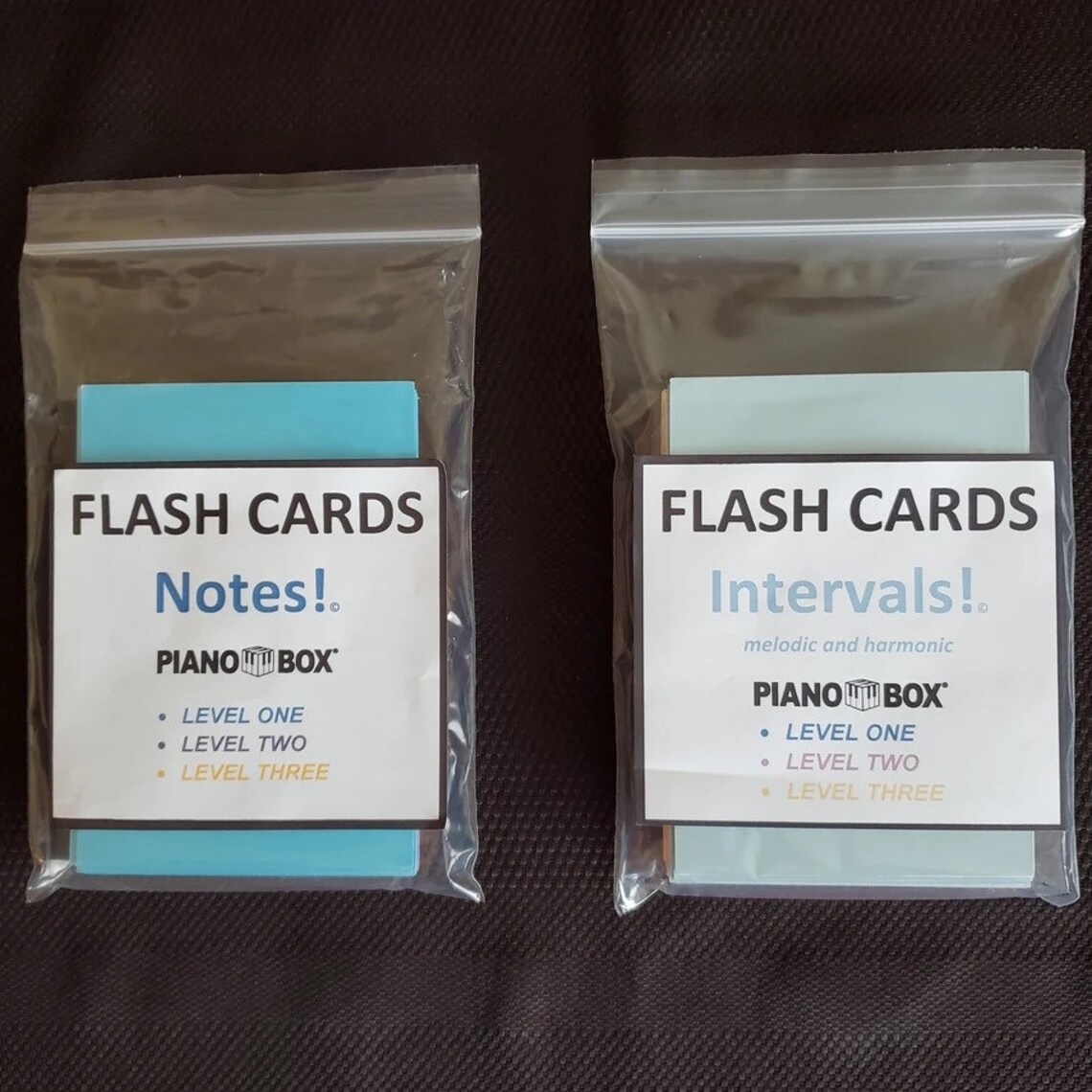 Flash Cards Intervals! Treble & Bass Clef, Melodic and Harmonic ...