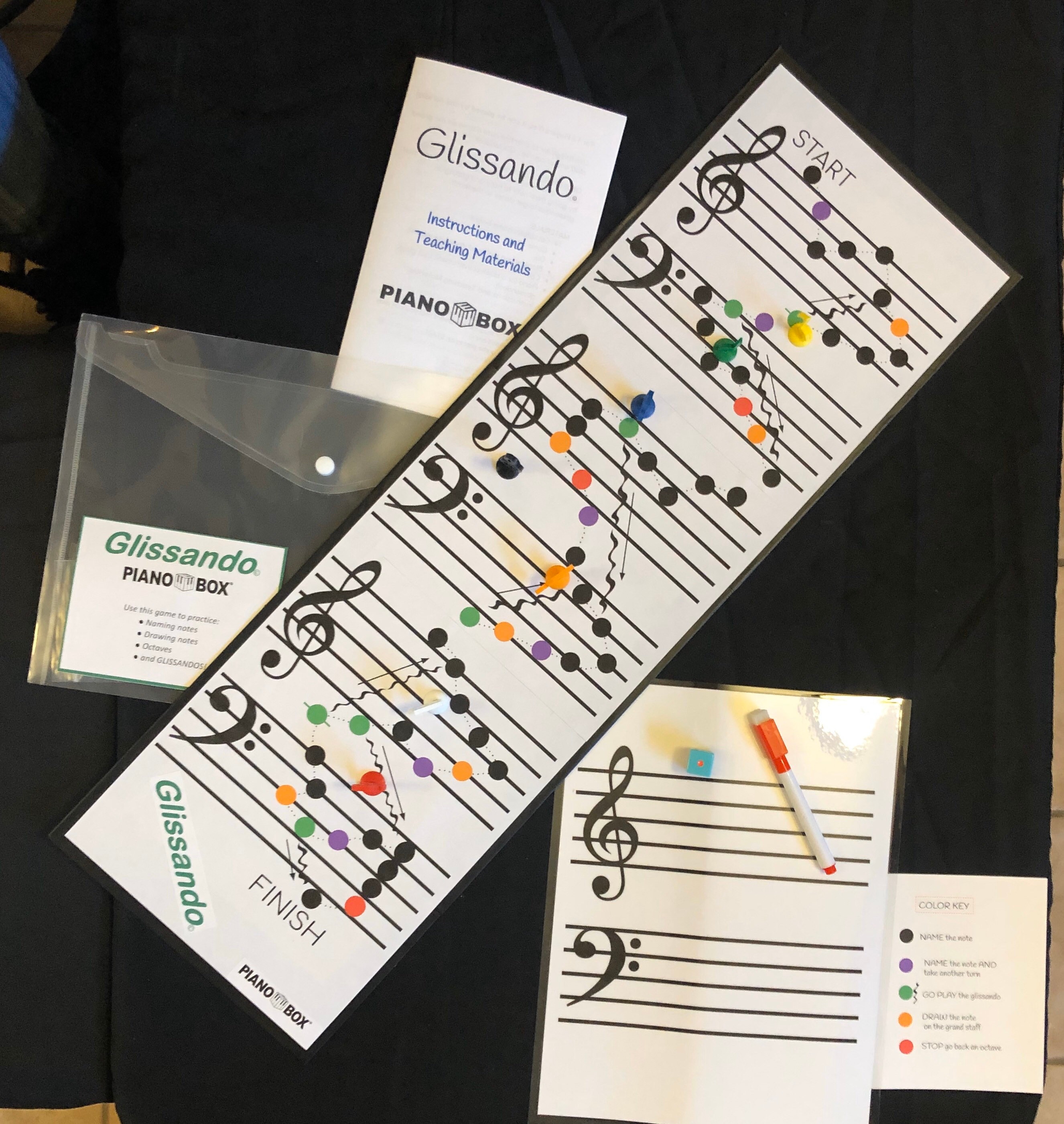 Glissando- Grand Staff Note-reading and Glissandos Board Game - Etsy