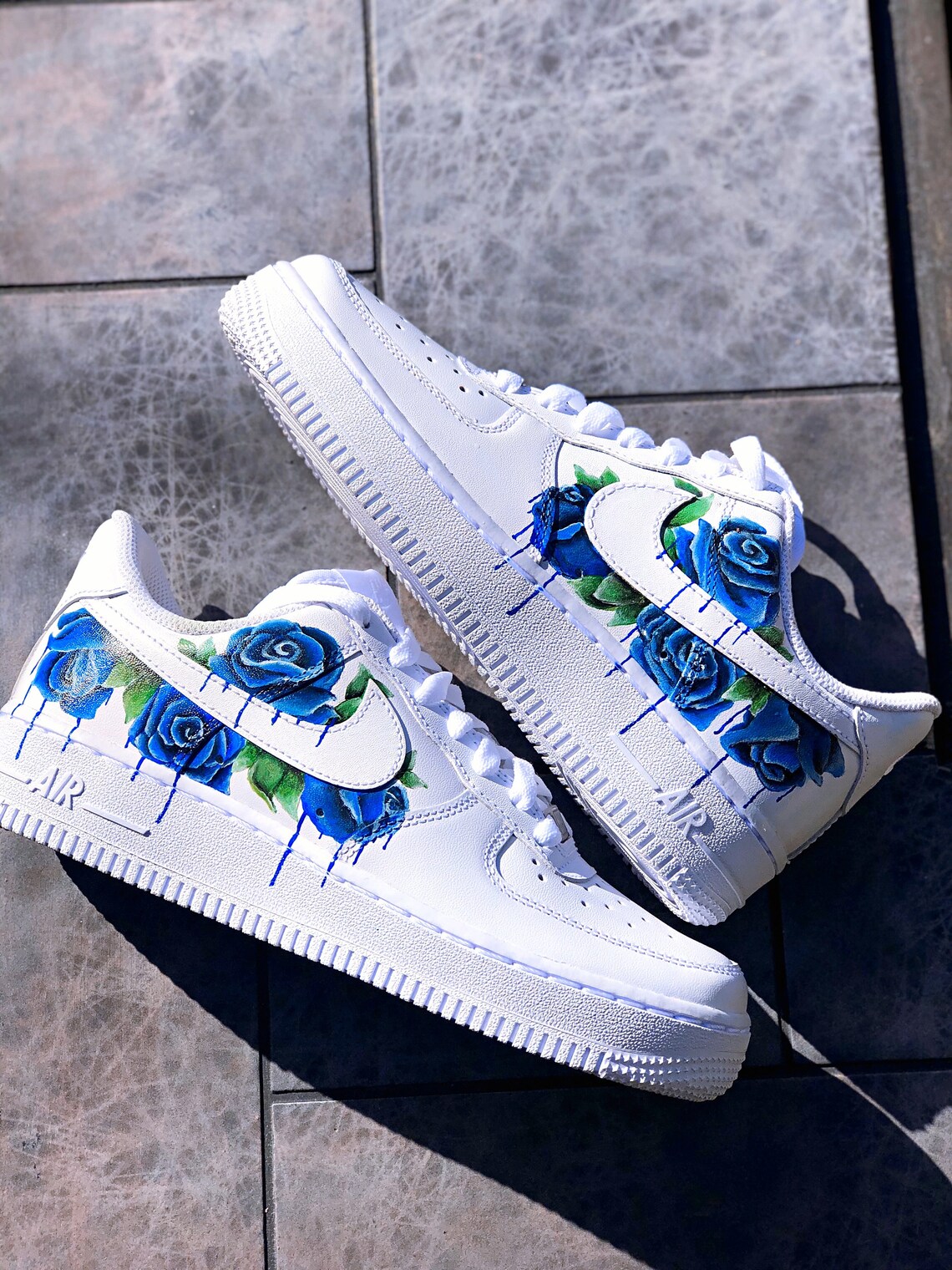 Blue Rose Cluster - Etsy