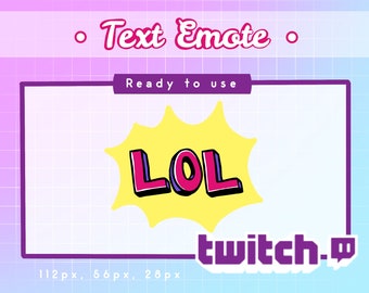 Lurk Twitch Emote Text Emote Stream Emote | Etsy