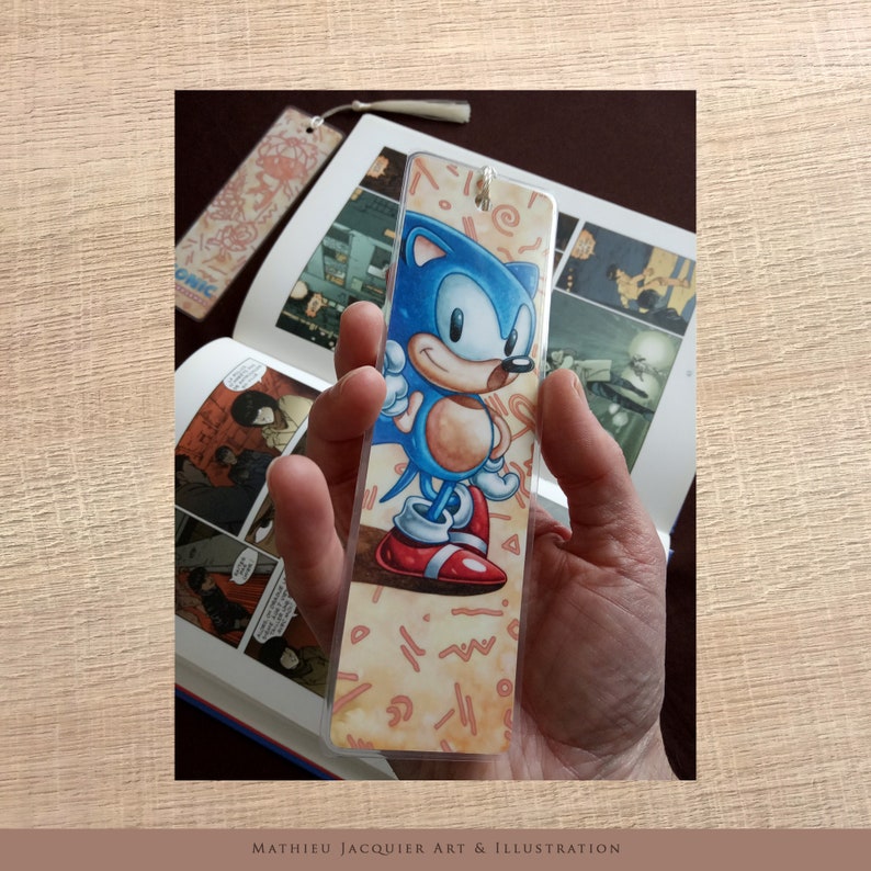 Sonic the Hedgehog Bookmarks Bookmark - Etsy