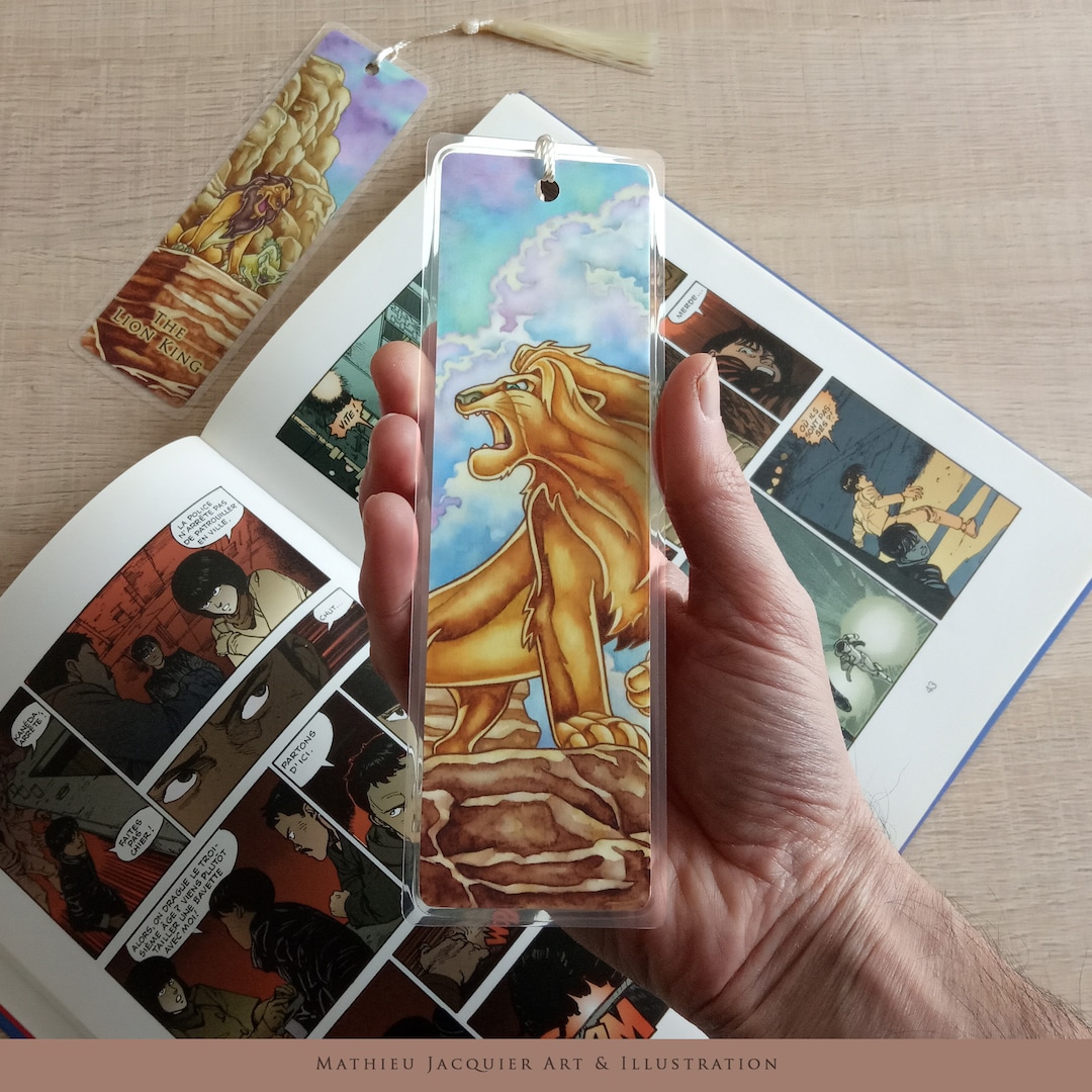 Bookmarks the Lion King Bookmark - Etsy