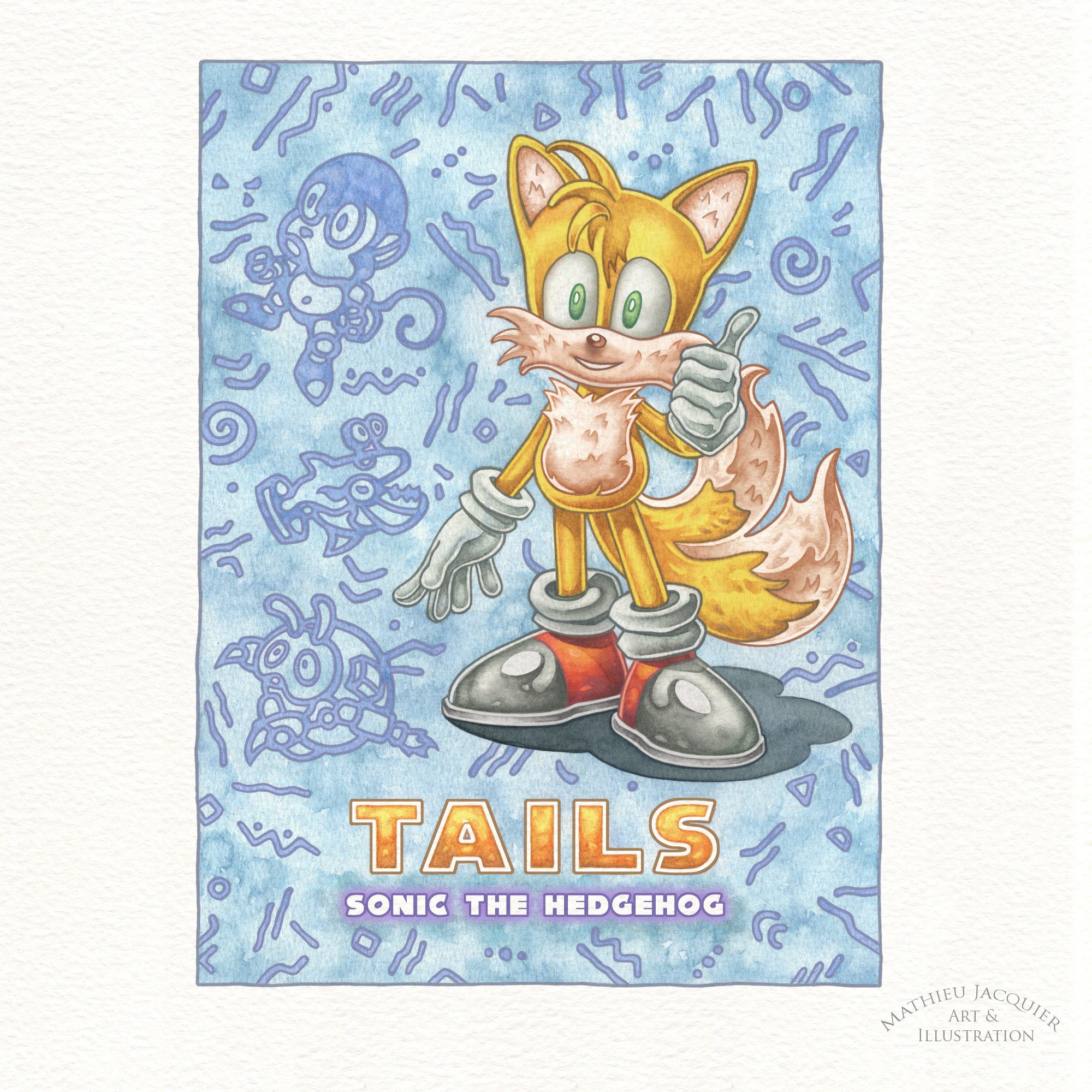 Arte Conceptual De Tails Sonic