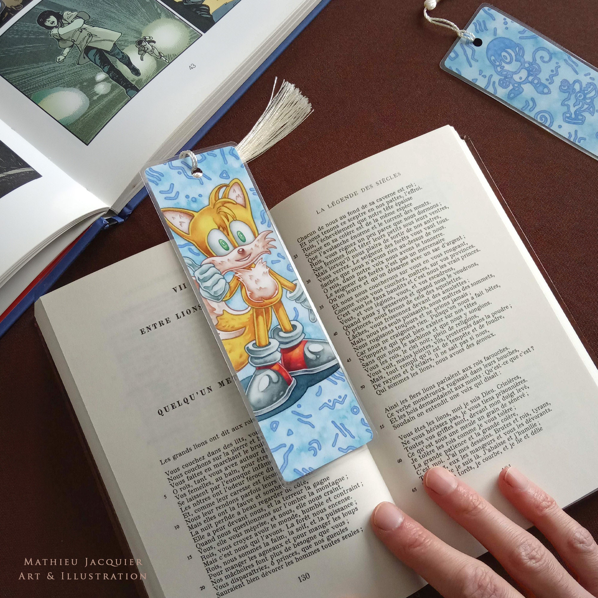 Tails Bookmarks Sonic the Hedgehog Bookmark - Etsy