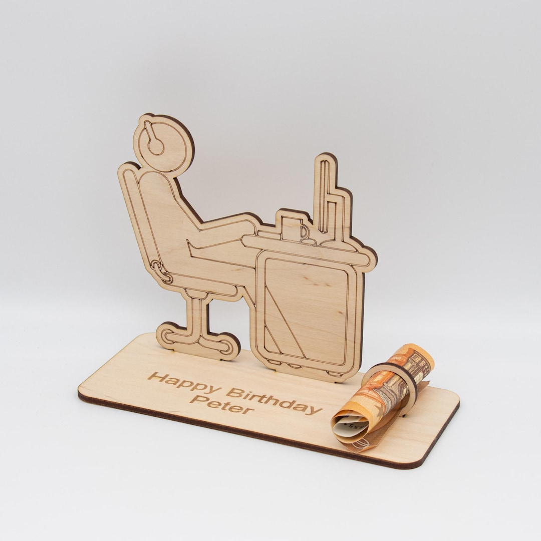 Geldgeschenk Computer - Gaming - Pc - Aus Holz Personalisiert - Etsy