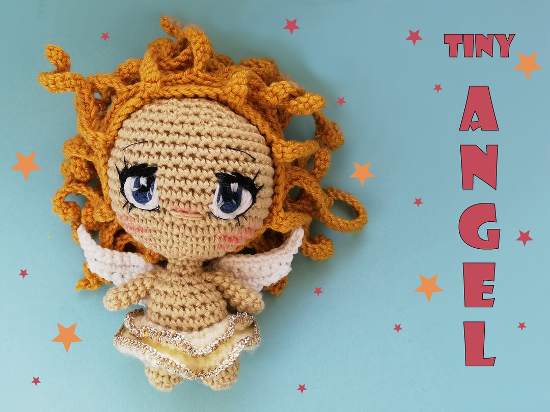 Tiny Angel Crochet Pattern: Amigurumi Christmas Ornament (PDF Pattern ...