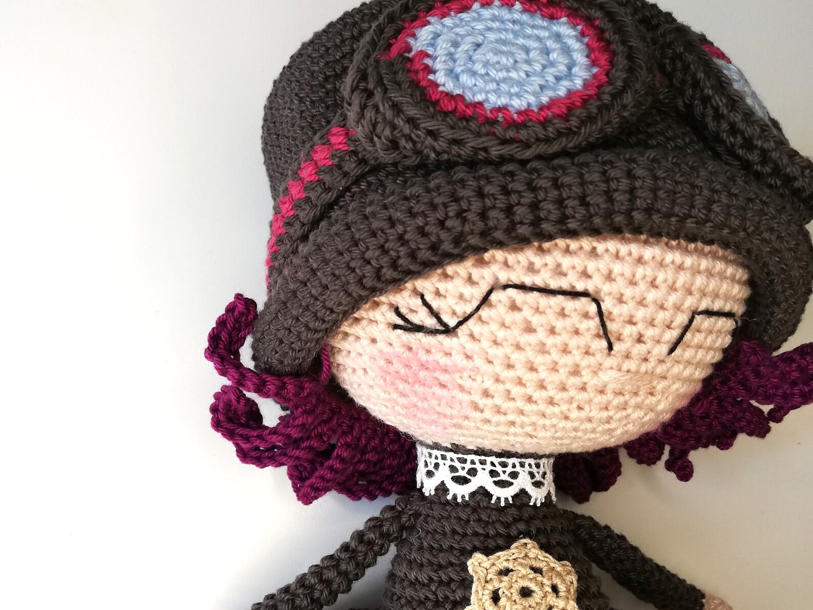 Steampunk Crochet Doll PATTERN Present for Girls Loveable - Etsy