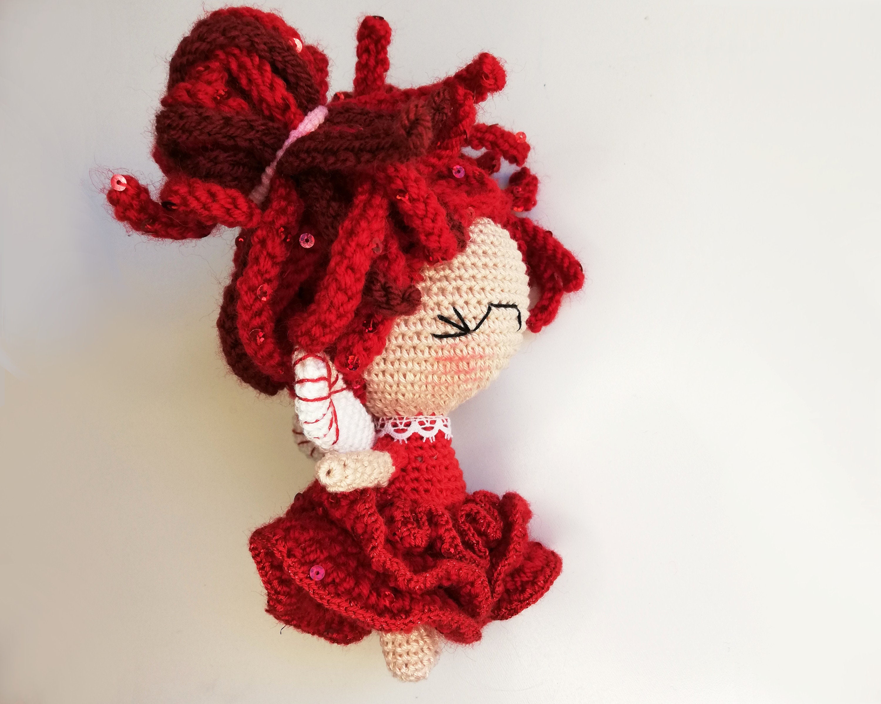 Ruby Birthstone Fairy Crochet Pattern: Amigurumi Doll Tutorial (PDF) - Etsy