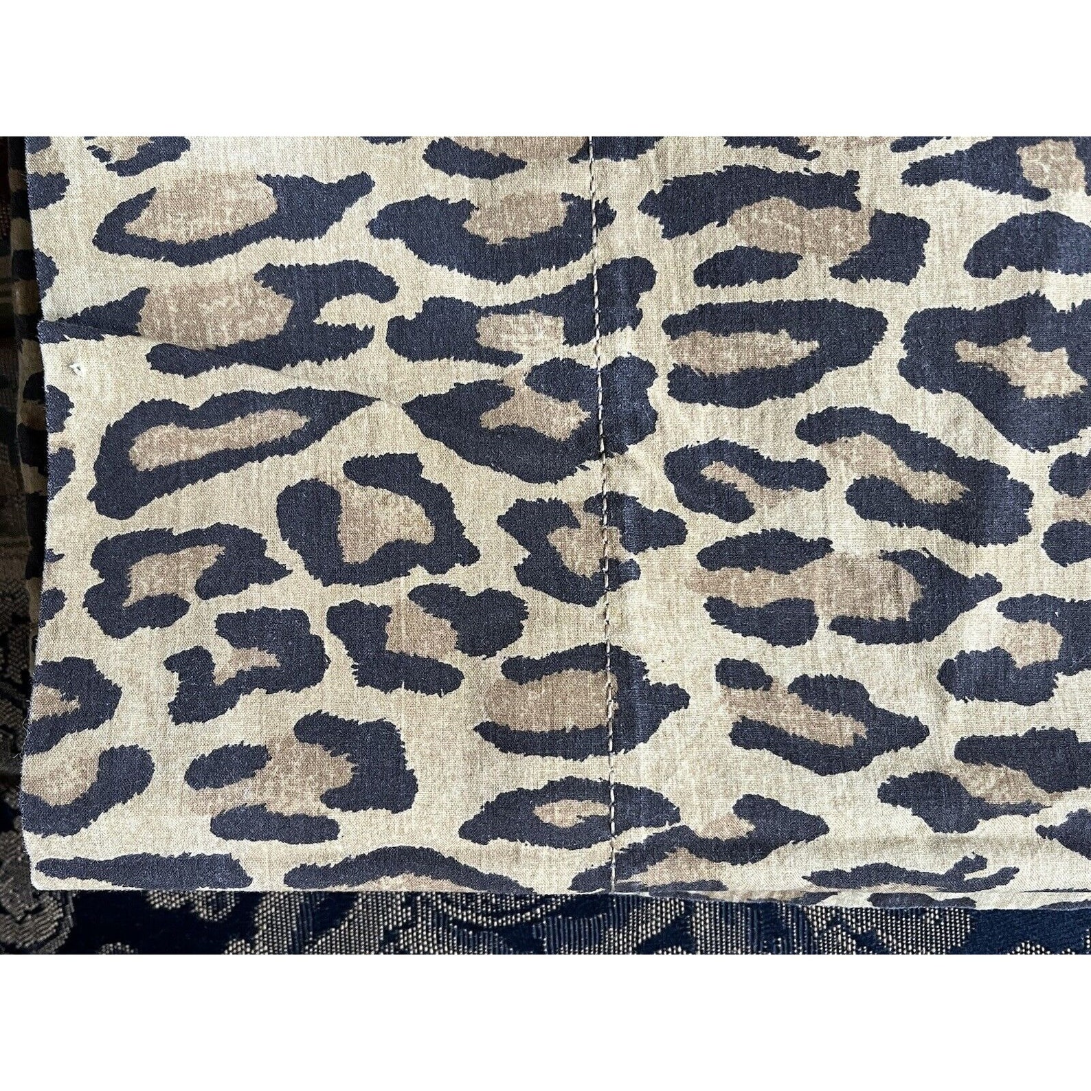 Vintage Ralph Lauren Aragon Leopard Print One Twin Flat Flat Sheet USA ...