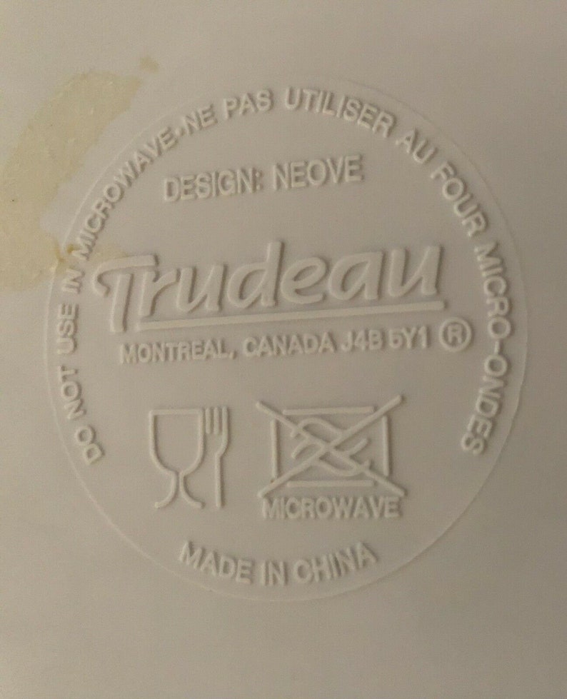 Vintage Furby Trudeau Melamine Design Neove Kids Plastic Plates Set of ...