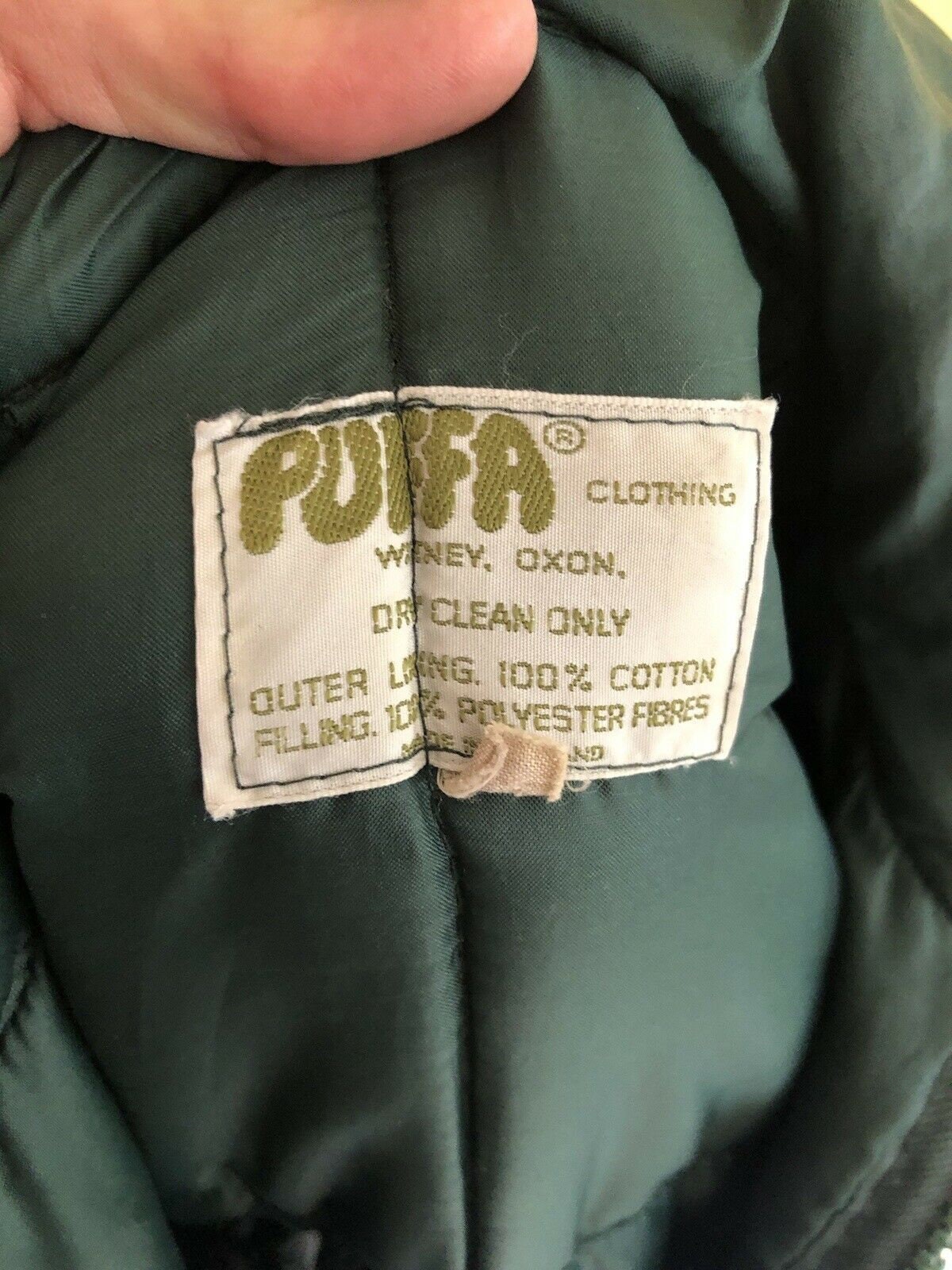 Vintage Original PUFFA Clothing Tartan Plaid Mens Full Zip Snap Front ...