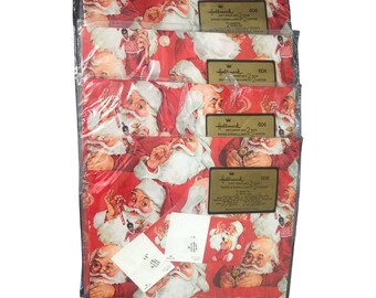 Santa Face Wrapping Paper - Etsy