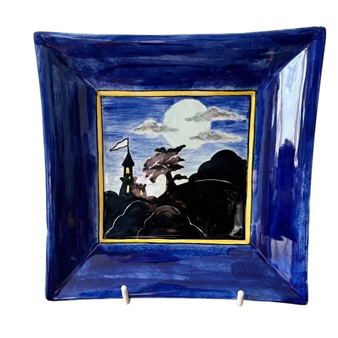 Pennance Pots Vicary Ware Elfin Tower Trials Hand Painted Plate Signed ...