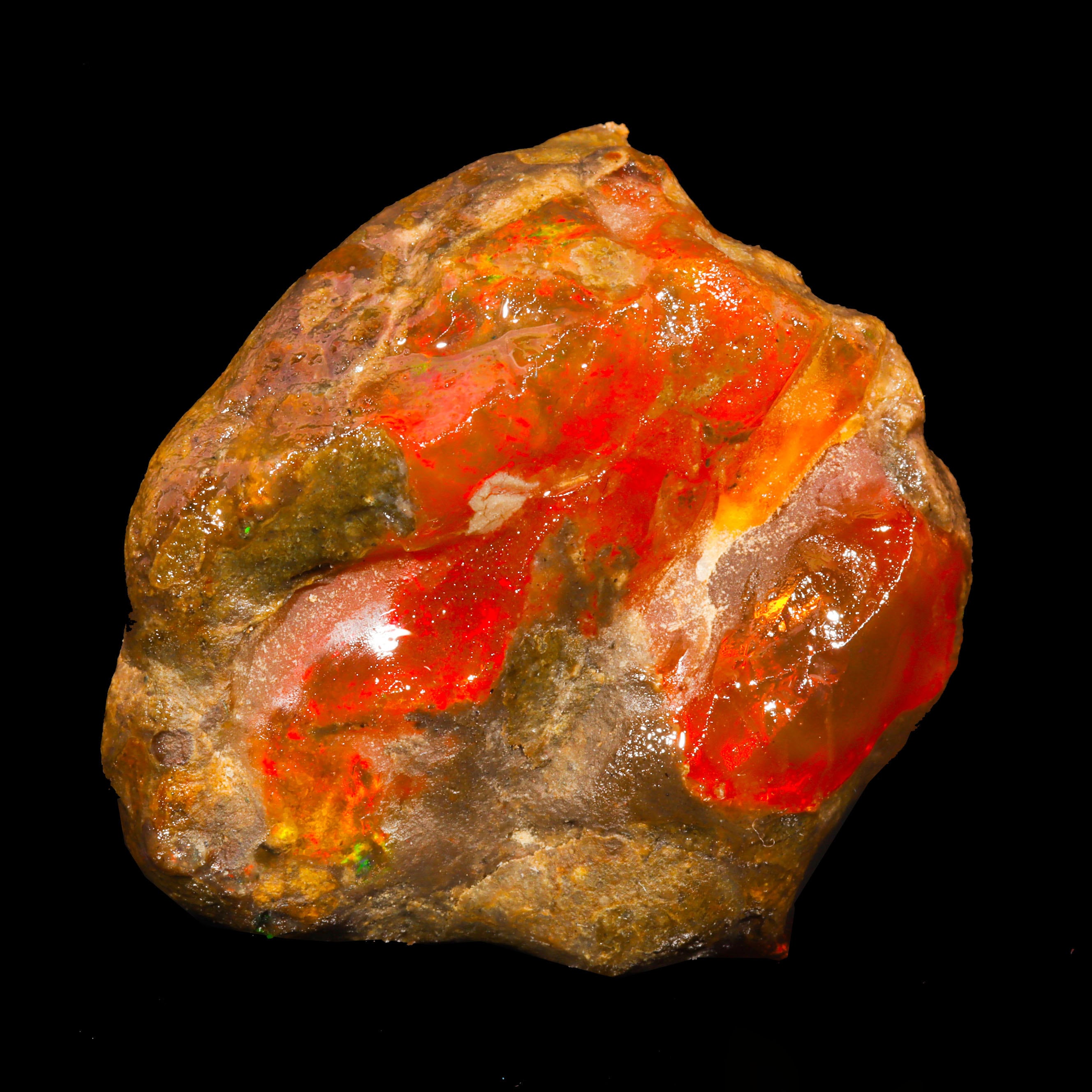Raw Fire Opal