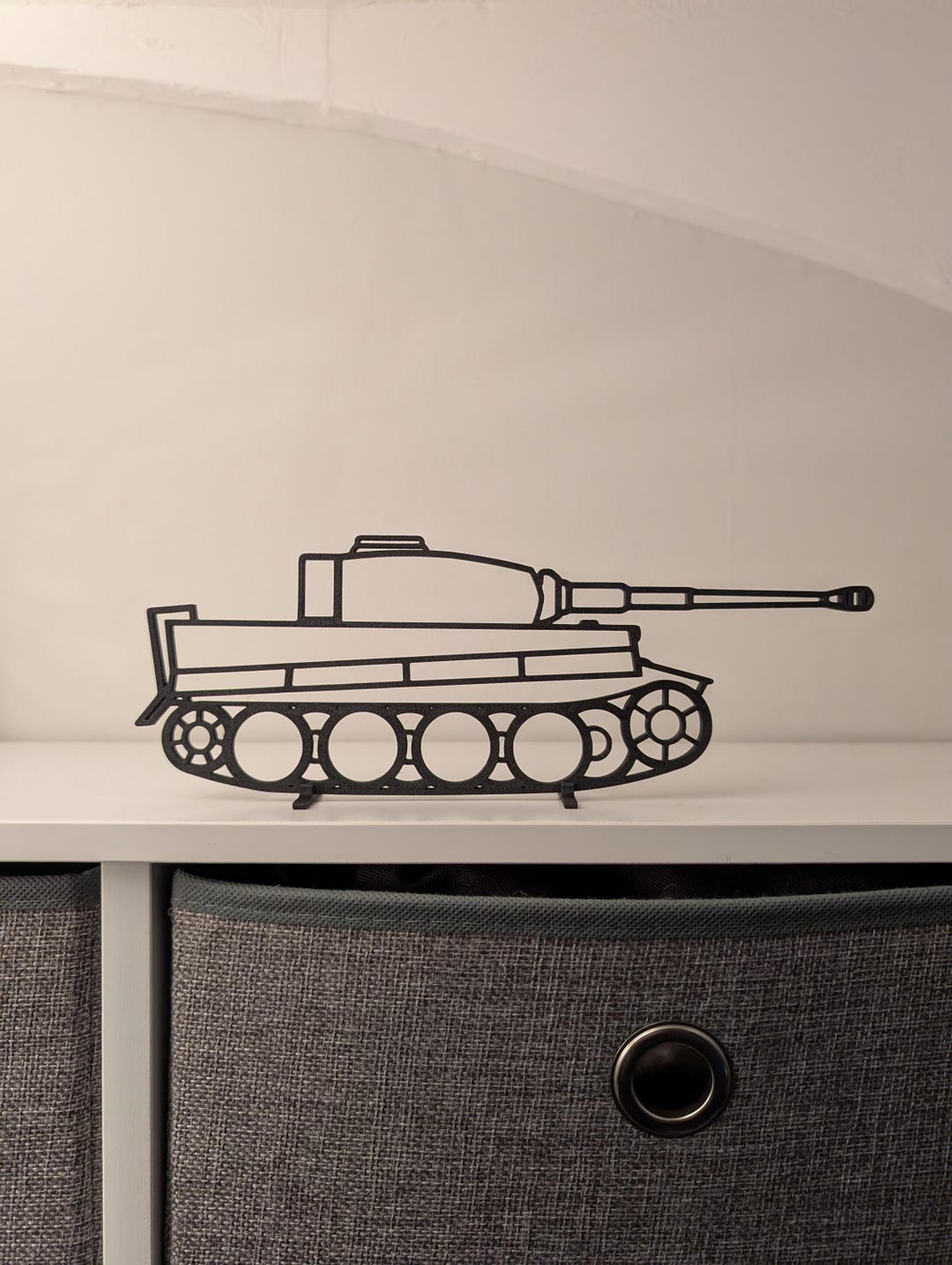 Tiger Tank | Line Style Sculpture (made of Plastic) | Home Decoration ...