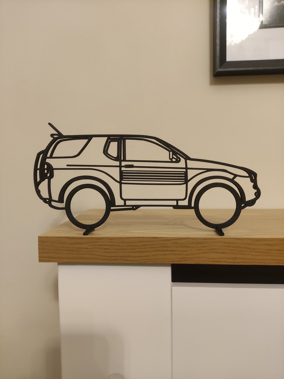 Isuzu Vehicross Line Style Sculpture made of Plastic Home Decoration ...