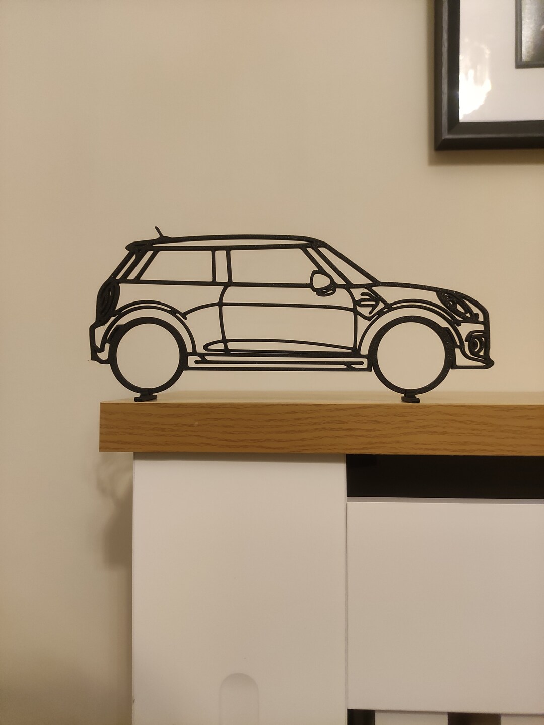 Mini Cooper S | Line Style Sculpture (made of Plastic) | Home ...