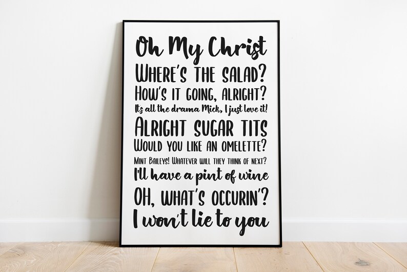 Gavin And Stacey Quote A4 Print Gavin And Stacey Artwork A4 Etsy Uk